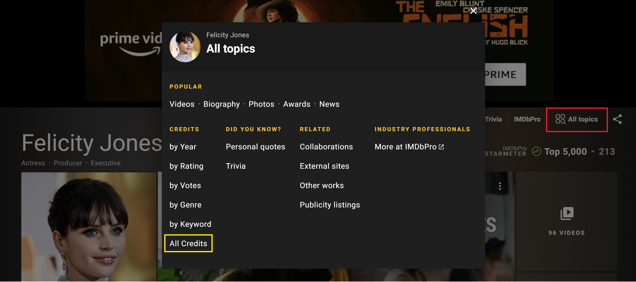 ‎IMDb Name Page Redesign | IMDb Community Forums