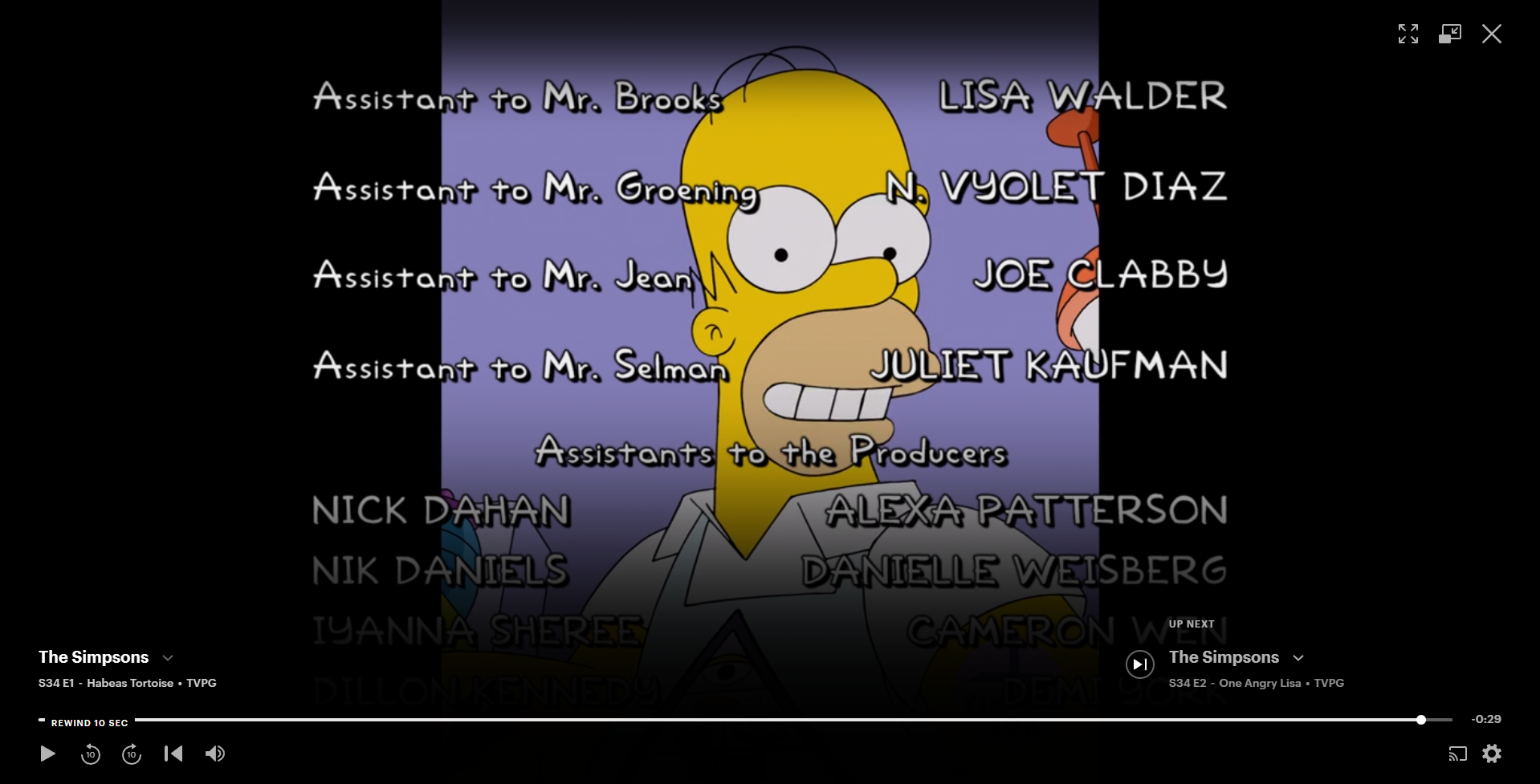 ‎Some has changed all the assistants on The Simpsons to have the full ...