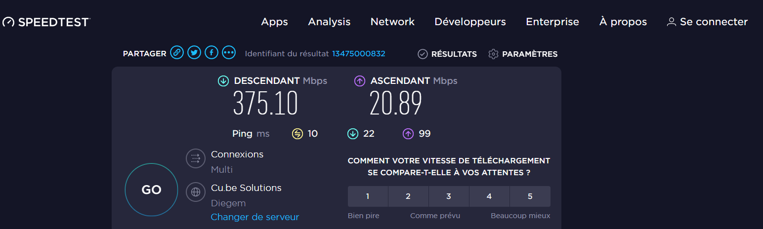 ‎Nouvelle box installée (modèle CGA) mais connexion d'à peine 6 MBPS ...