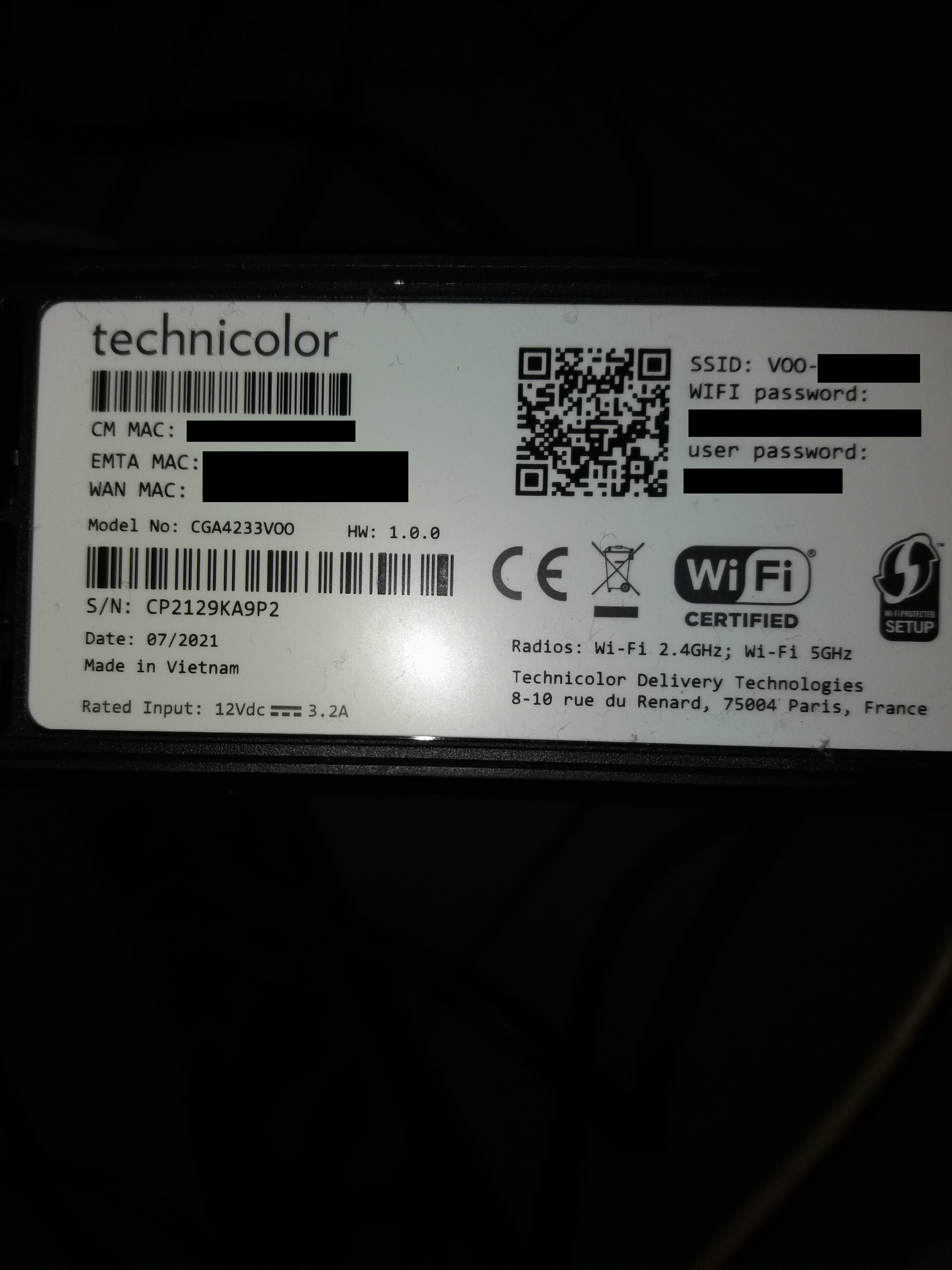 ‎Modem CGA (réseau mixte 2,4G+5G) - problème appairage ampoules ...