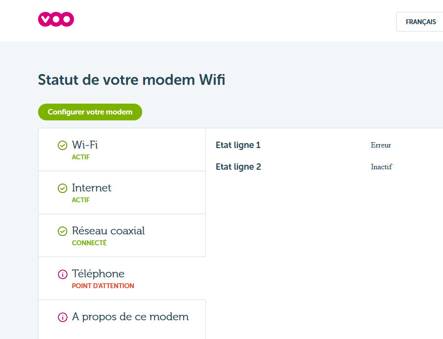 ‎questions a ceux qui on un nouveau modem TC4233 | Le Forum VOO