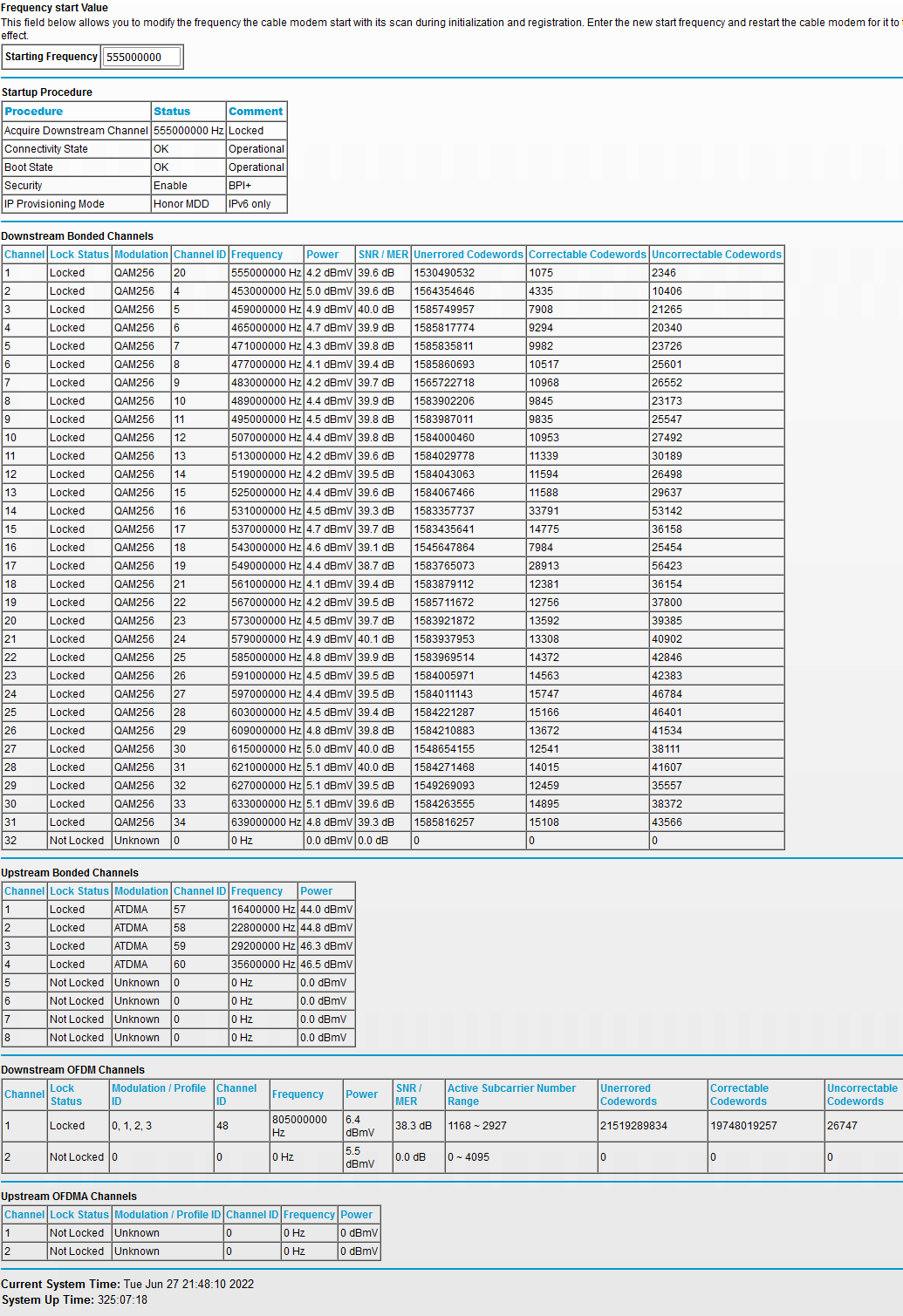 CM1000-1AZNAS disconnects for a few seconds several times per hour with ...