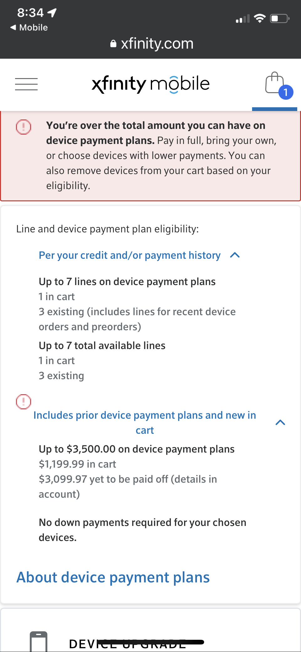 ‎Cannot get new phone bc of their error | Xfinity Community Forum