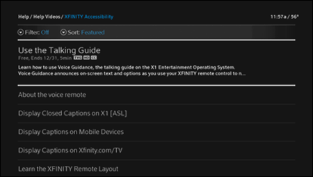 ‎ANSWERED: How to get Xfinity Accessibility Assistance? | Xfinity ...