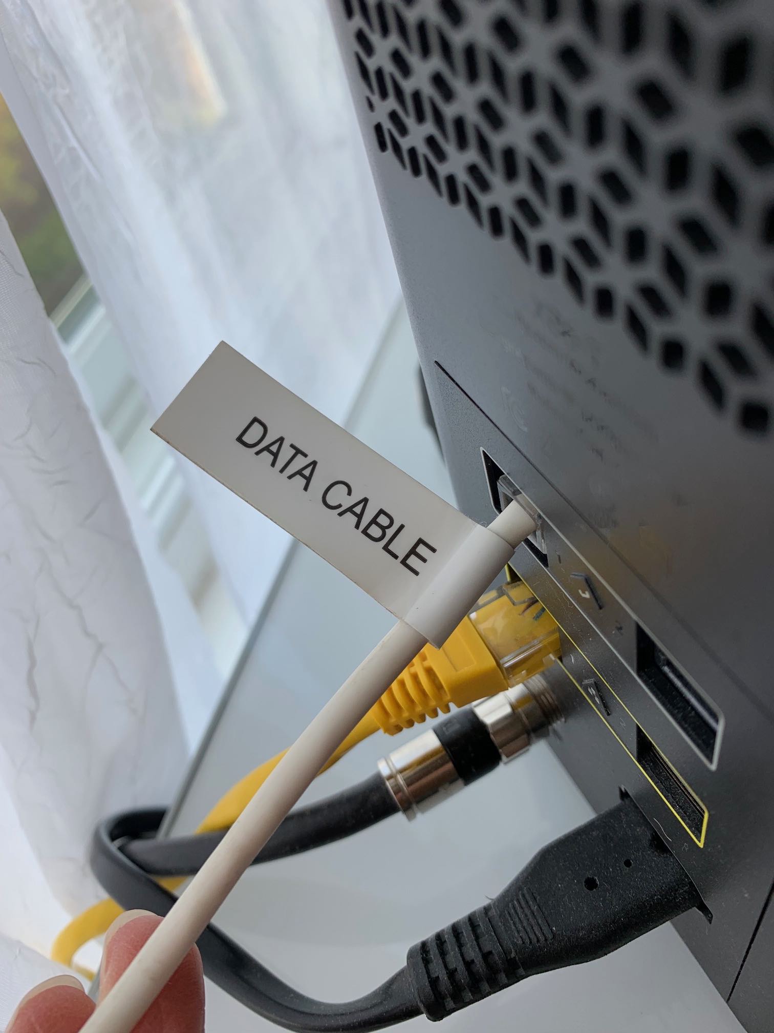 ‎Is phone cable a standard phone cable - labeled as Data Cable ...