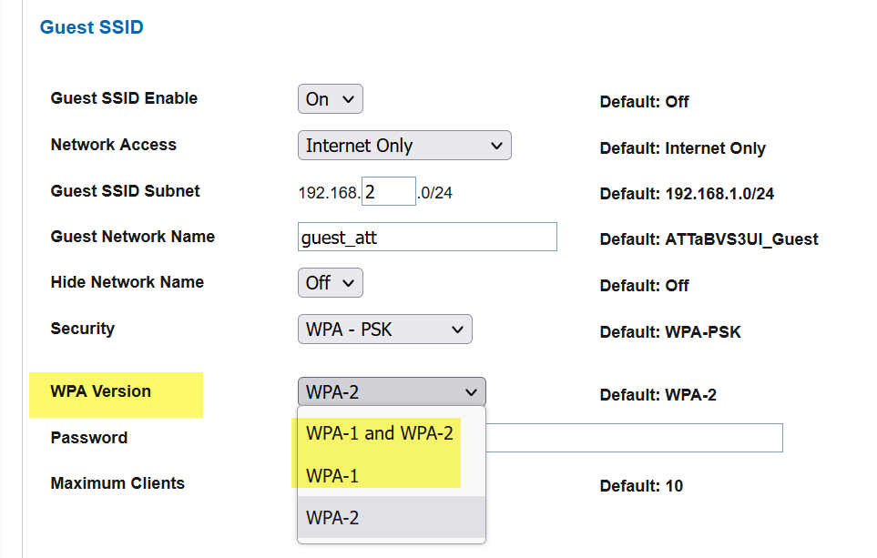 ‎fiber gateway BGW-320-500 | AT&T Community Forums