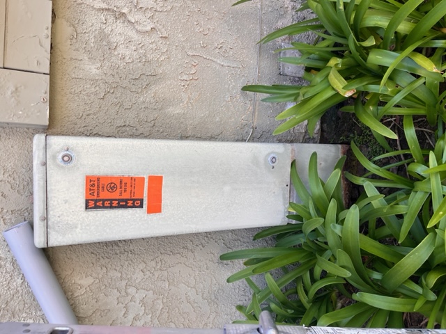 ‎AT&T Old Box in way of new conduit | AT&T Community Forums