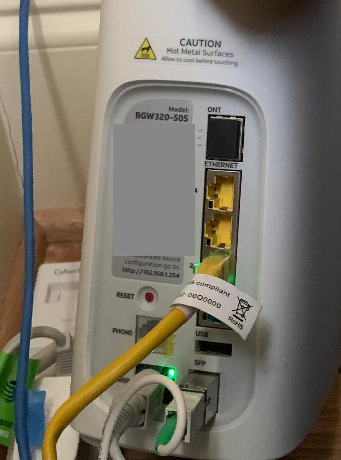 ‎Downgraded from 1Gbps fiber to 500Mbps and received BGW210 from AT&T ...
