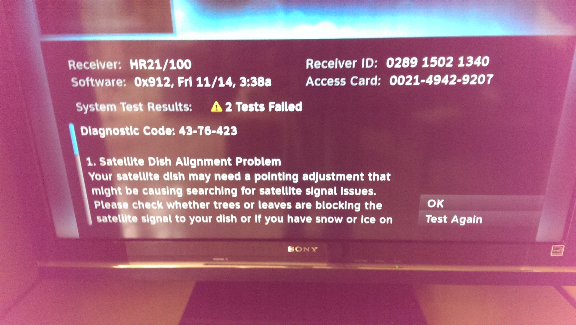 Quick Fix For Error Code 771 On Only One Satellite AT T Community Forums