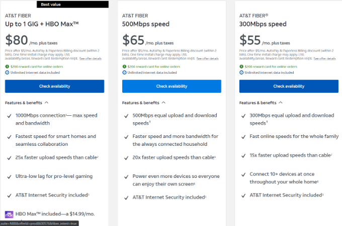 ‎Fiber Prices | AT&T Community Forums