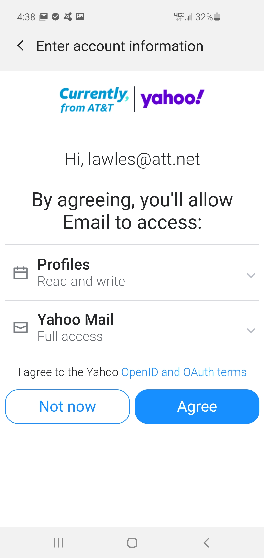 ‎Validate email | AT&T Community Forums