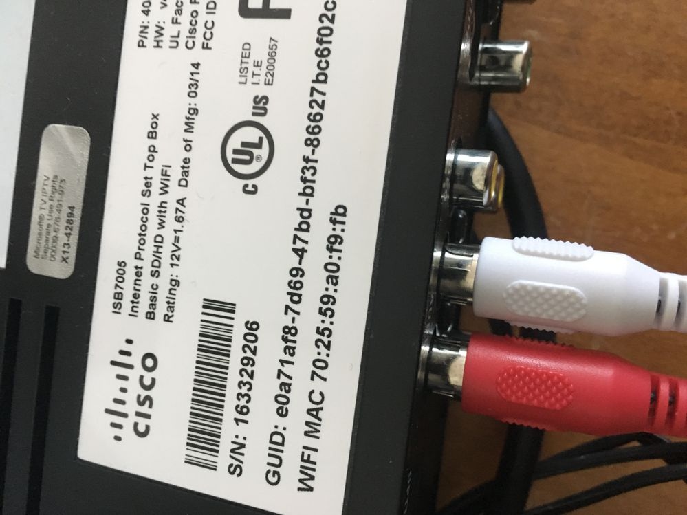 ‎TV says This Set Top Box does not match the account settings | AT&T ...