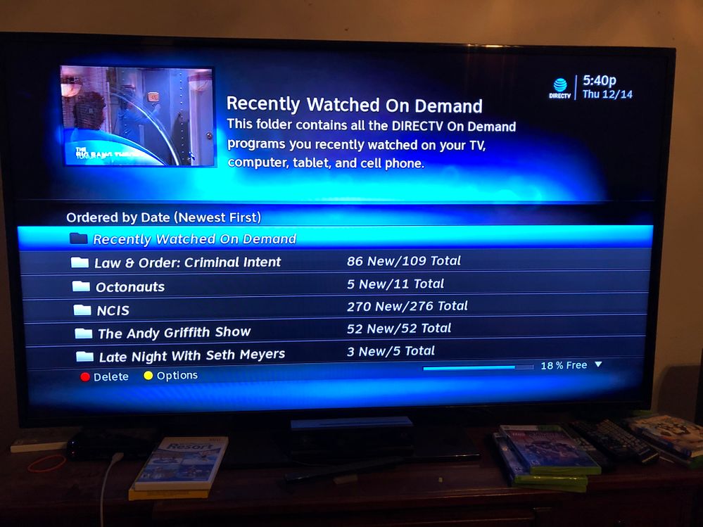 NEW GUI: How do I get the HR54 Genie server to show recordings from all ...