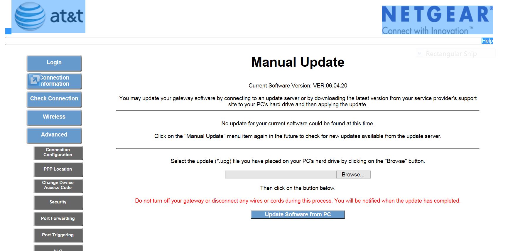 Netgear 7550 Modem Router